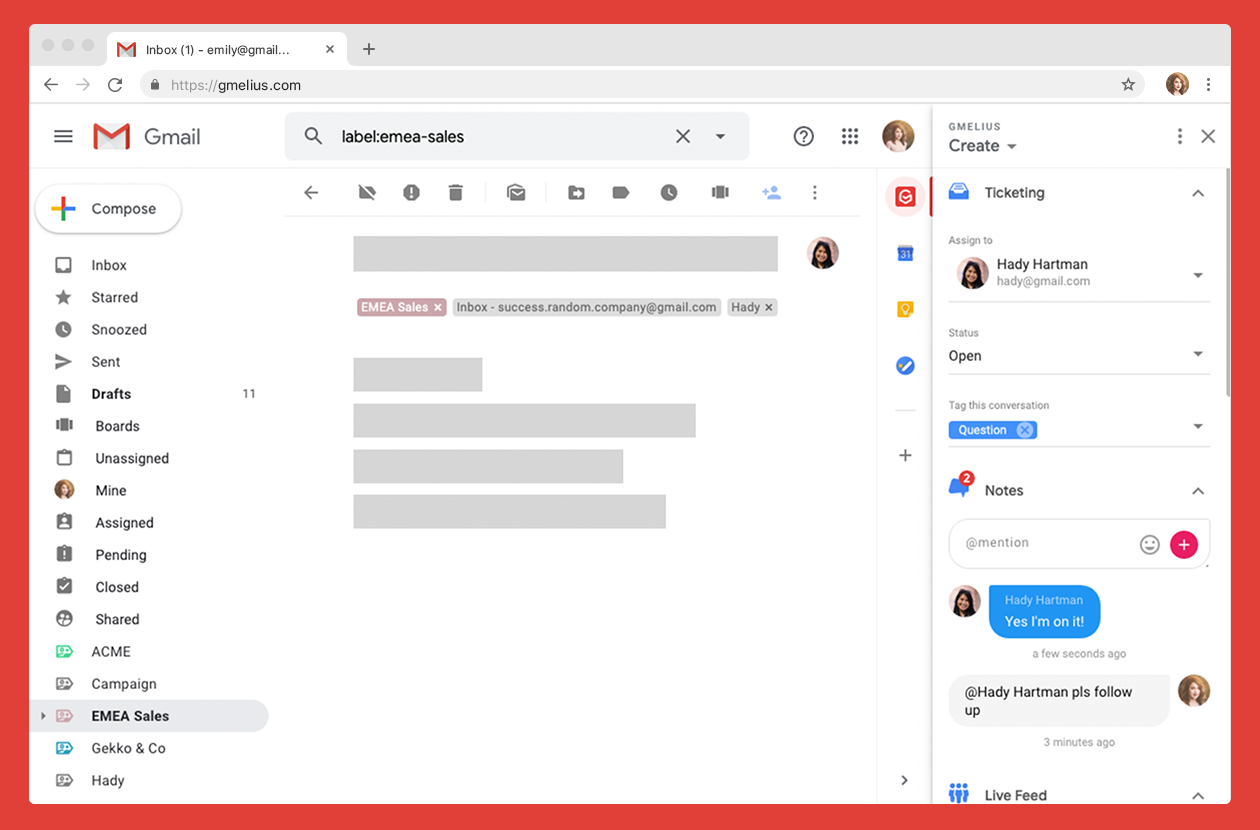 Gmelius transforms your Gmail inbox into your team’s workspace | Swiss Martech